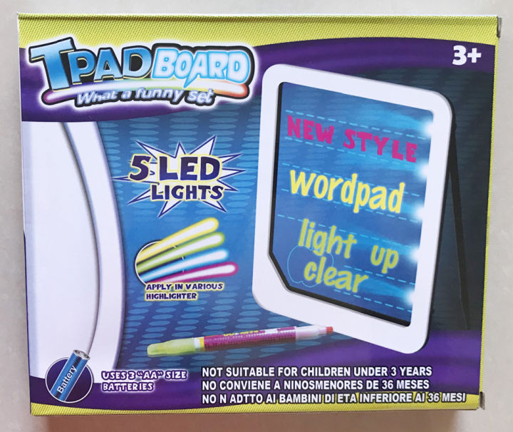 TPad Light Pad, LED Lights Panel, Kids Writting Pad. | Daraz.lk