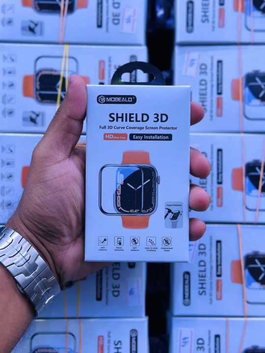 Apple watch Tempered SHIELD 3D 38/40/41/42/44/45/49 MM | Daraz.lk