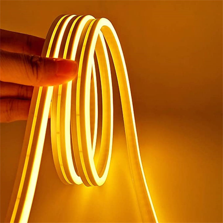 1m neon light strip dc12v flexible DIY led SMD 2835 120LEDs/M IP67 ...