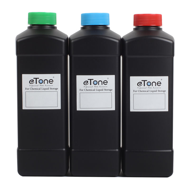 Etone 1000ml Negatives Film Developer Storage Bottles Chemical Liquid ...