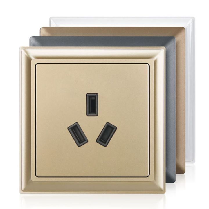 SANDIY Recessed Wall Socket ABS Concealed Universal 86mm*86mm Three ...