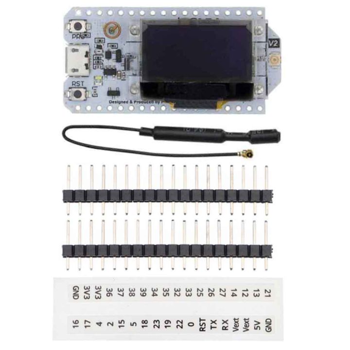 SX1276 ESP32 LoRa 868MHz-915MHz/ 0.96 Inch Blue OLED Display BT Kit 32 Development Board | Daraz.lk
