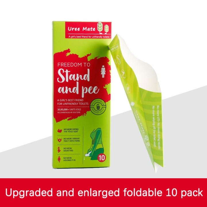 10PCS Disposable Female Urination Device Women Urinal Funnel For ...