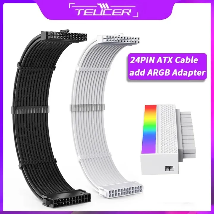 TEUCER TC-35 Series PSU Extension Cable , Solid Color Cable Solid Combo ...