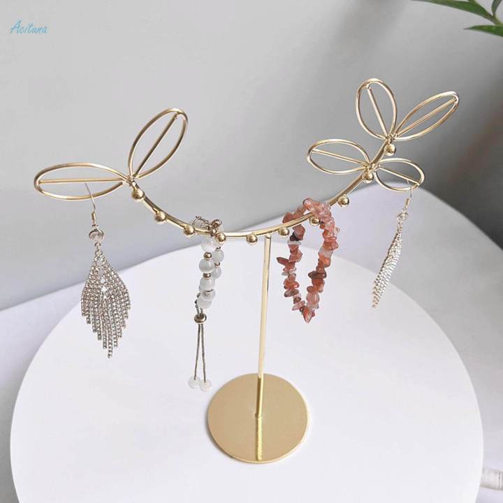 Jewelry Display Rack Women Girls Bangle Organizer Shops Props Earring ...