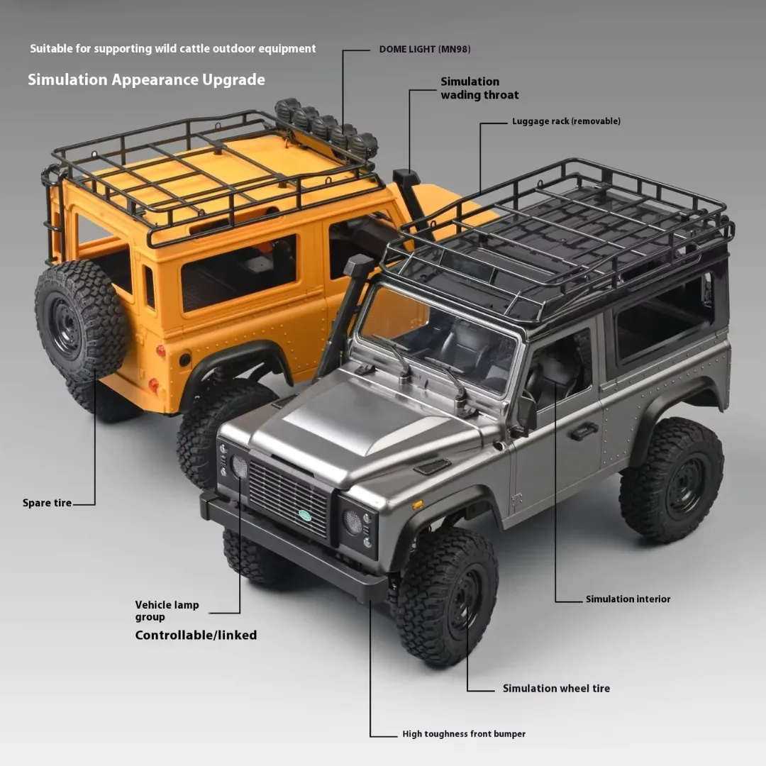 New MN99s MN98 1:12 MN Model RTR Version RC Car 2.4G 4WD RC Rock ...