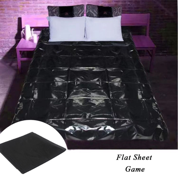 Leather Waterproof Bedding Pvc Vinyl Couple Cushion Mat Bed Sheet ...