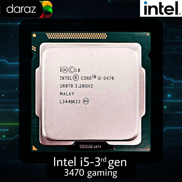 Intel Core i5 3rd gen processor 3470 Processor 6M Cache up to 3.60 GHz | Daraz.lk