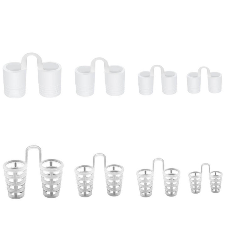 8Pcs/Set Anti Snoring Breathe Easy Sleep Nose Clip Snore Stopper Aid ...