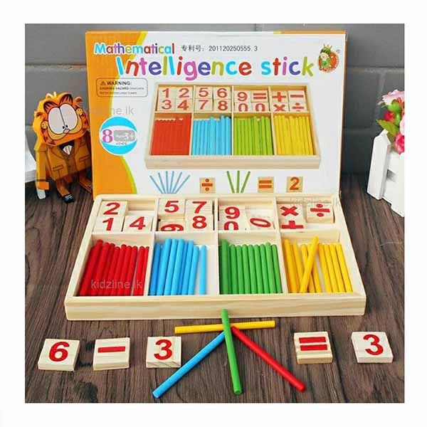 Number Tiles and Colorful intelligence Sticks to Count, Add, Subtract ...