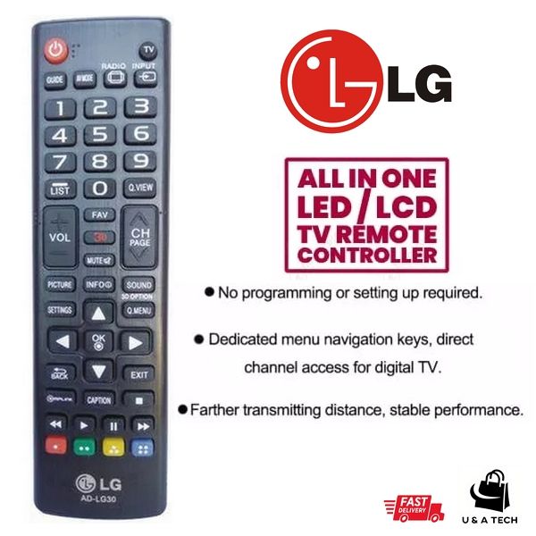 LG LCD / LED / Smart TV Remote Controller & Free Batteries | Daraz.lk