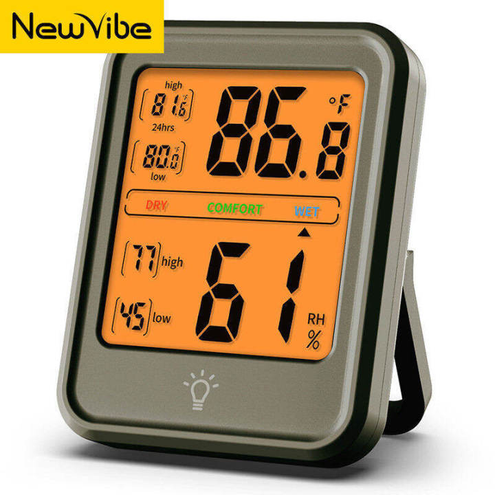 【NewVibe】Digital Hygrometer Thermometer Temperature Humidity Gauge ...