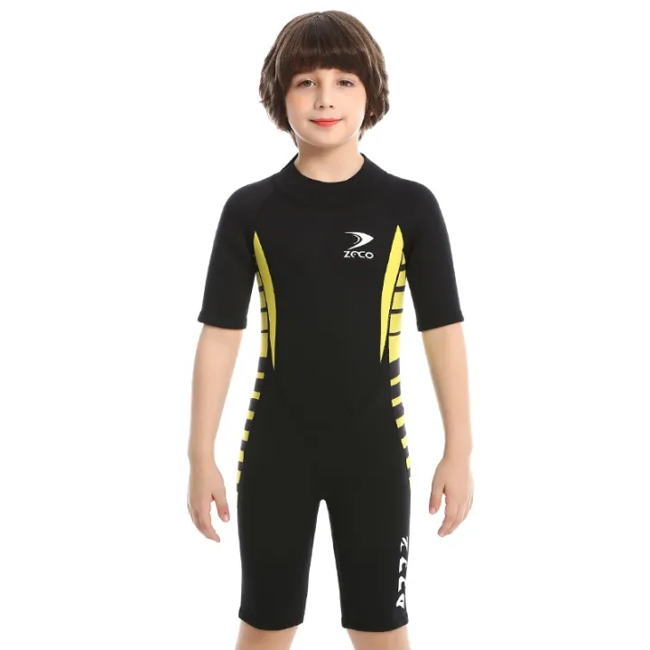 2.5mm Neoprene Surfing Shorty Wetsuit For Children Boys Jellyfish ...