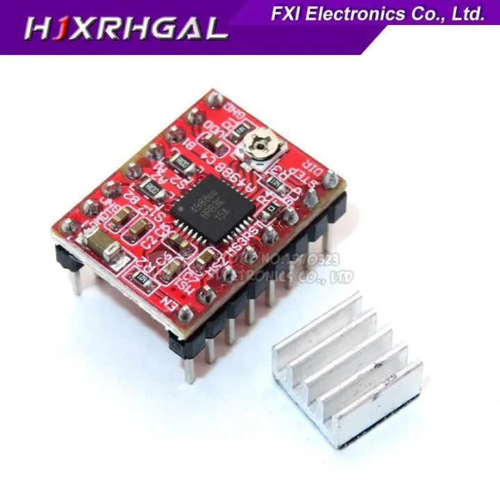 3D Printer Parts StepStick A4988 Stepper Motor Driver With Heat sink ...