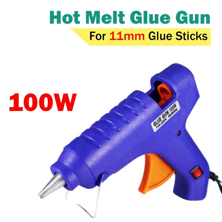 Professional HOT MELT GLUE GUN 100W with Selectable Quantities of 11mm ...