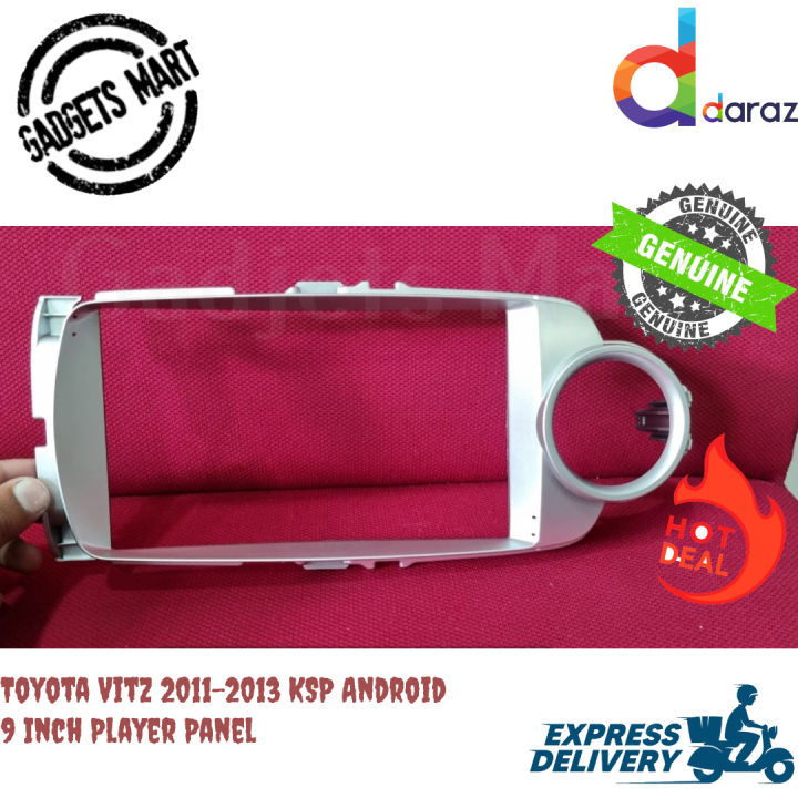 Toyota Vitz 2011-2013 KSP Android 9 Inch Player Panel | Daraz.lk