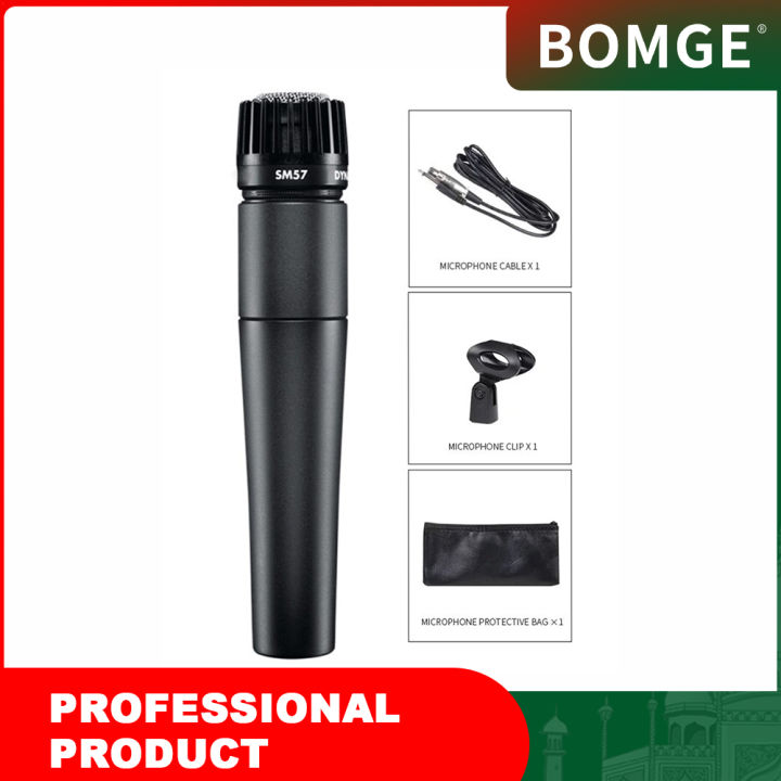 BOMGE sm 57 Dynamic Cardioid Microphone,XLR | Daraz.lk