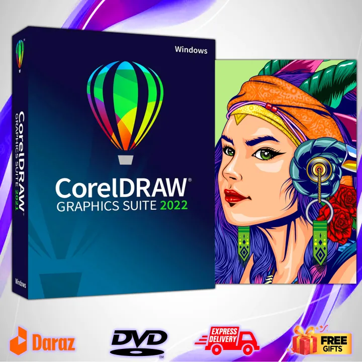 Corel Draw Graphics Suite 2022 Professional Designing Rendering ...
