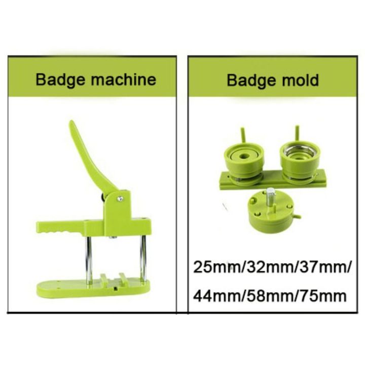 Handmade Round Shape Badge Machine Molds Mould Punching Button Maker ...