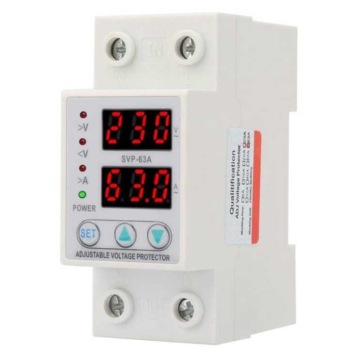 Intelligent Dual Display Voltage Current Protector | Daraz.lk