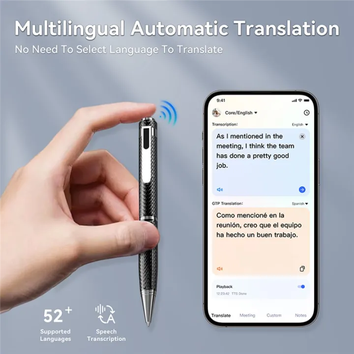 Smart Pen AI Chat GPT-Powered Multifunctional Smart Pen Portable High ...