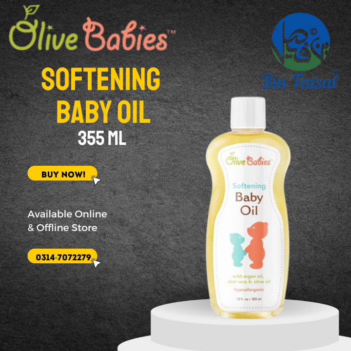 Olive Babies Softening Baby Oil 355 ml | Daraz.lk
