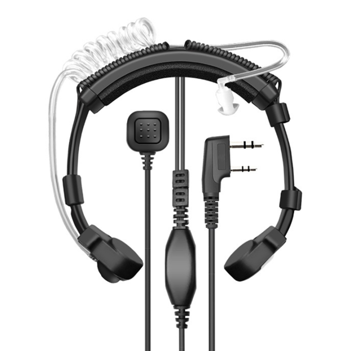 Adjustable Laryngeal Control MIC PTT Headphone For | Daraz.lk