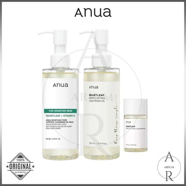 ANUA Heartleaf Pore Control Cleansing Oil Mild 20ml / 200ml | Daraz.lk
