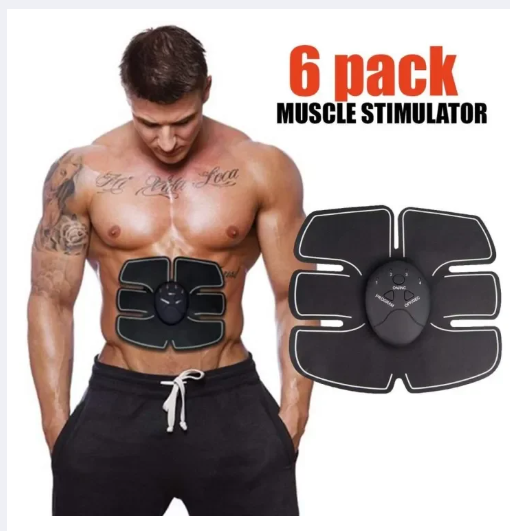 EMS Body Sculpting Ab Trainer, 6 Pack EMS Portable Muscle Stimulator ...