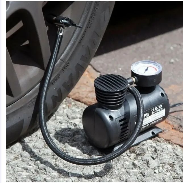 Portable Car Electric Air Pump Car Emergency Auto Air pump 300psi 12v | Daraz.lk