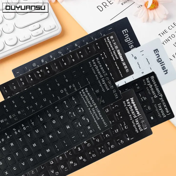 English Russian Korean Spanish Italiano Language Keyboard Letters ...