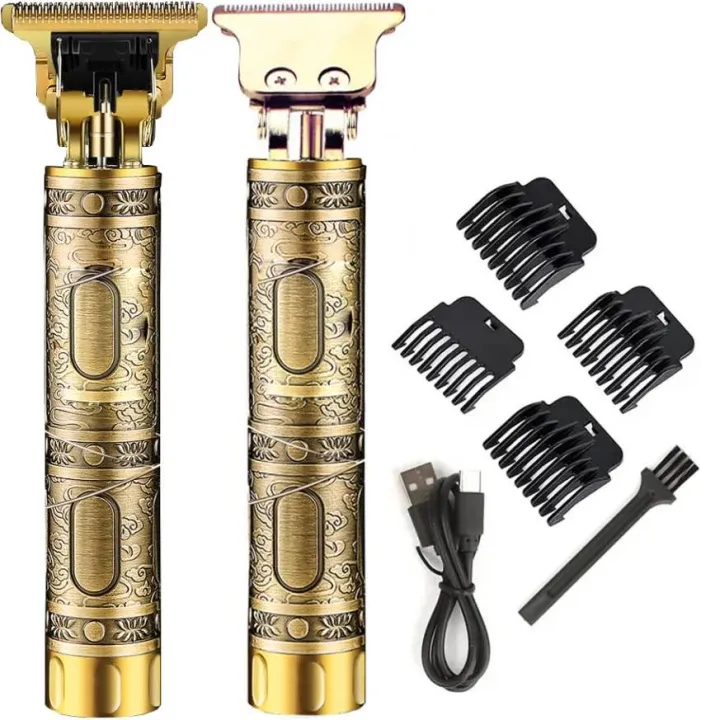 Rechargeable Vintage T9 Dragon Style Trimmer Metal Body | Daraz.lk
