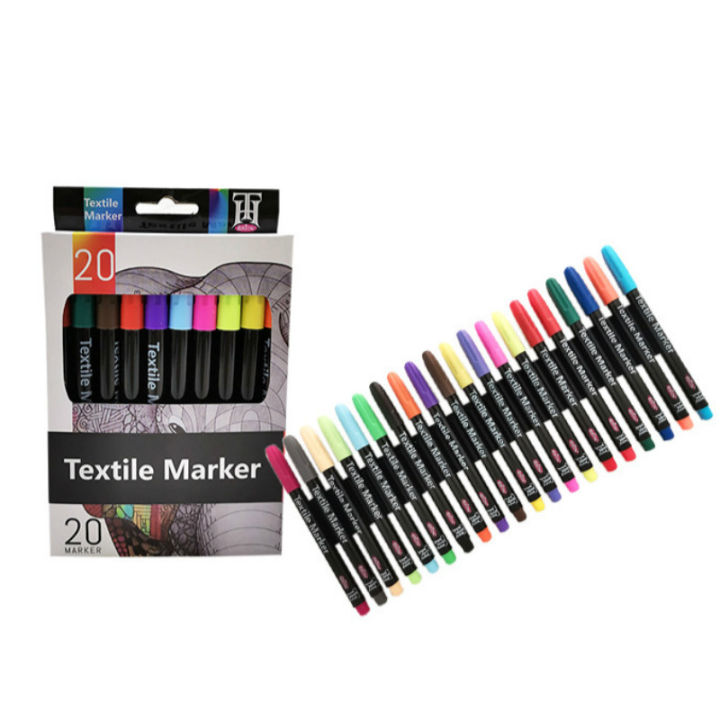 Panda Online T-Shirt Permanent Fabric Paint Marker Pen Textile Marker ...
