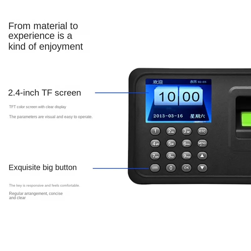 Fingerprint Attendance Machine Biometric Attendance System 1000 ...
