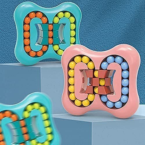 Fidget Finger Tip Rotation Spinning Magic Bead Cube Rotating ...