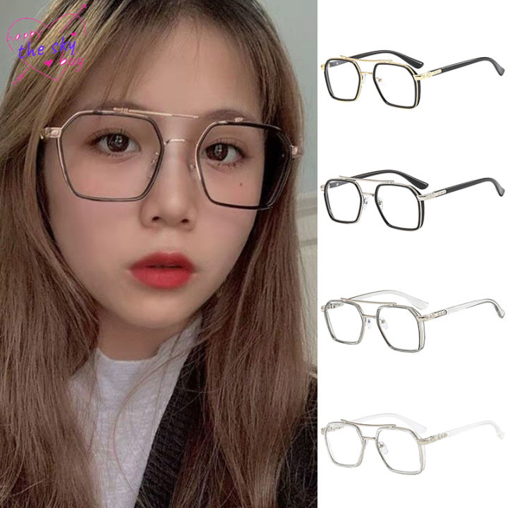 【TY】Anti Blue Light Goggles Fashionable Square Frame Optical Glasses ...