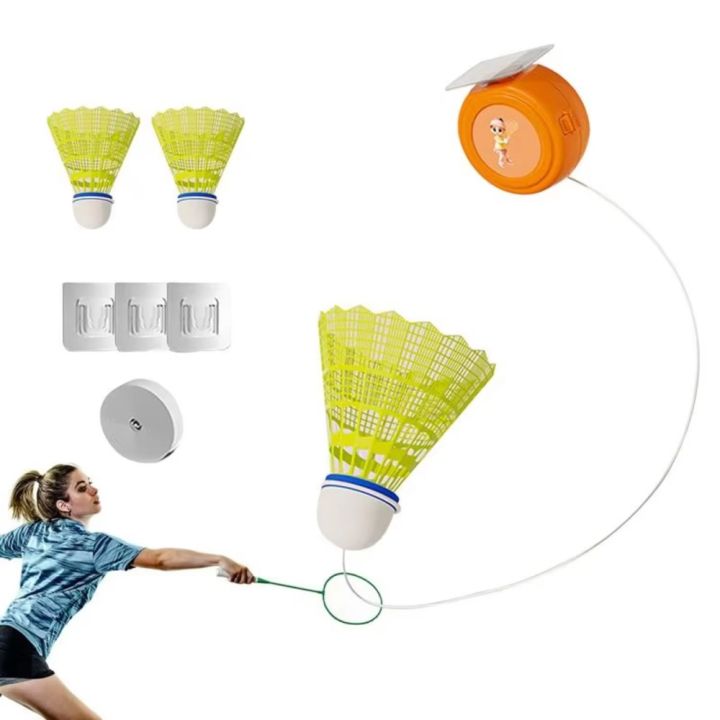 New 3-pack Badminton Trainer Set Adjustable Automatic Rebound Single ...