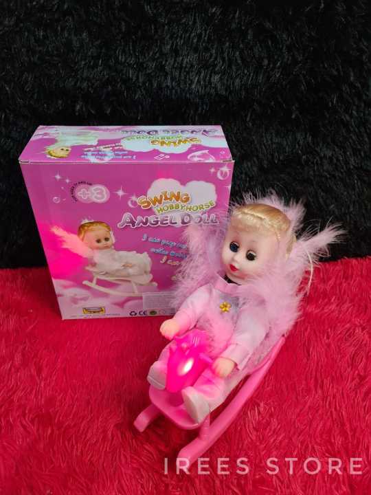 Angel Swing Doll with Music and Light Swinging Angel Doll for Girls ...