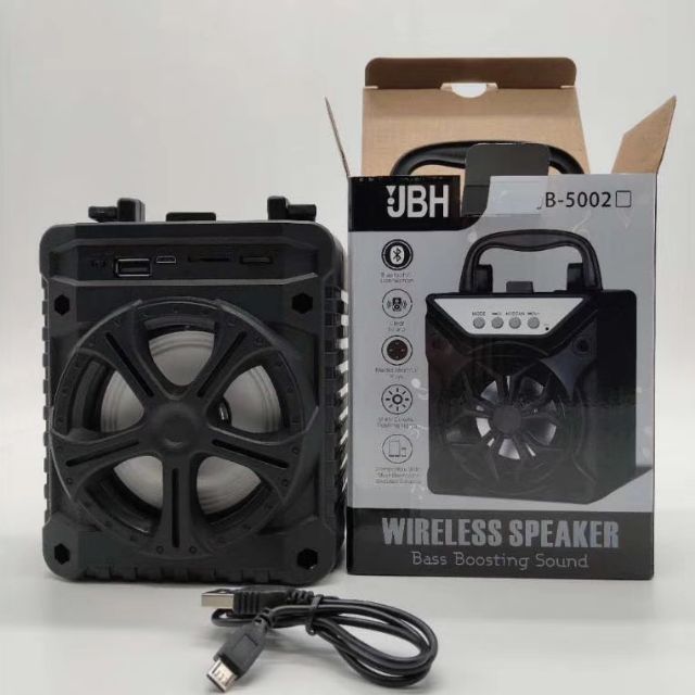 Bluetooth Speaker Mini Wireless Speaker Jbh Jb 5002 Extra Bass with Led Light Ultra Loud Stereo ...