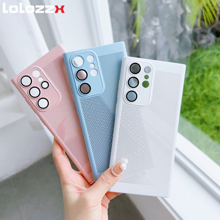 Slim Breathable Heat Dissipation Phone Case For Samsung Note 20 S23 S24 ...