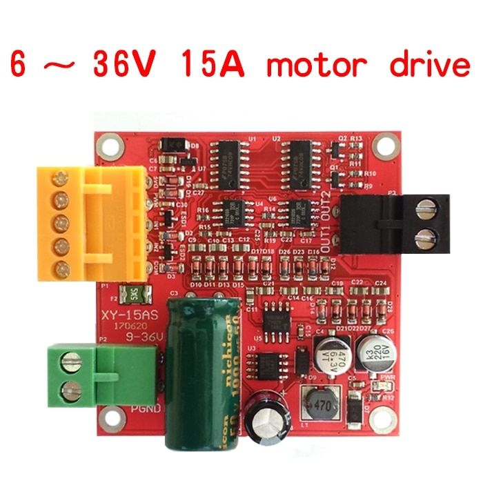 6-36V High Power Driver Board PWM Speed Controller Industrial Grade CW ...