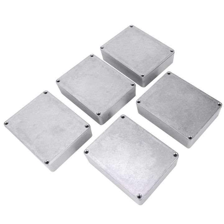 5 Pcs Guitar Effects Pedal Aluminum Stomp Box Enclosure for DIY Guitar ...