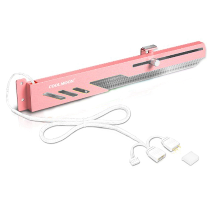 COOLMOON GT8 Vertical GPU Support Bracket,Pink | Daraz.lk