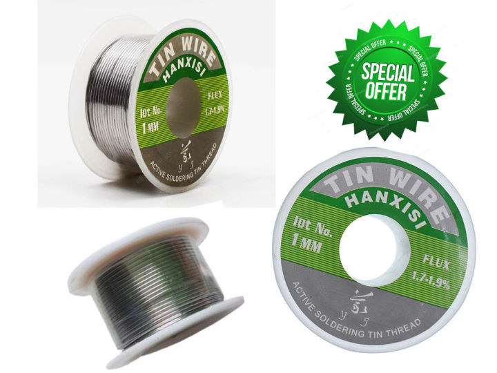 Tin Wire Hanxisi Solder- Soldering Wire Roll 1MM | Daraz.lk