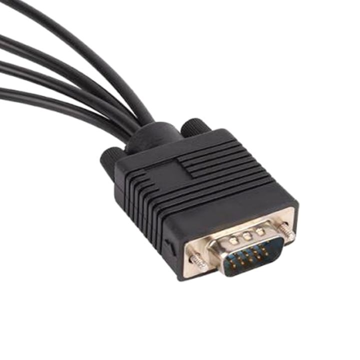 VGA to 3RCA S Sub-terminal Cable VGA to S+AV PC to Adapter Converter ...