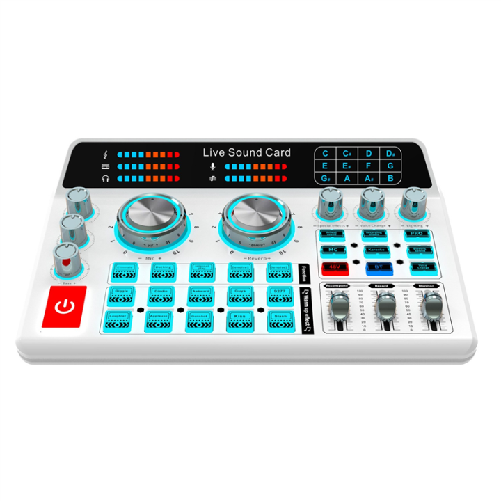 H9 Audio Mixer USB External Sound Card Live Broadcast Sound Card | Daraz.lk