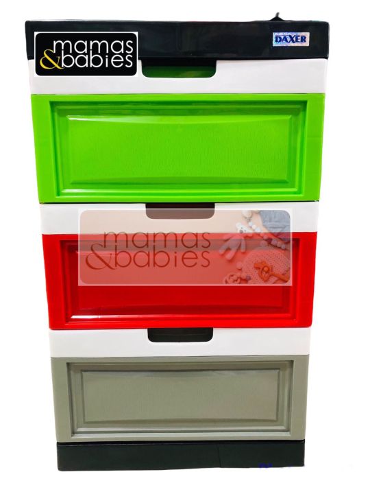 3 Door Plastic Drawer / Baby Cupboard / Storage Drawers / Cloth Drayer ...