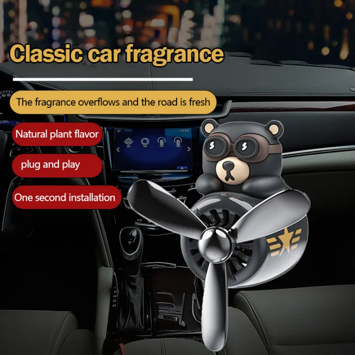 Pilot Style Car Air Freshener Cute Anime Air Fragrance A/C Vent Pilot ...