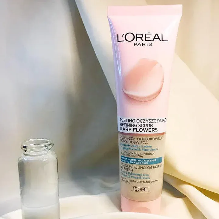 LOreal Paris Refining Scrub with Rare Flowers for Normal and ...