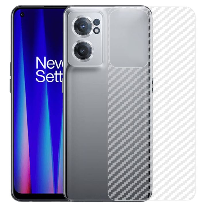 Carbon fibre back sticker for one plus nord 2 / one plus nord ce 5g ...